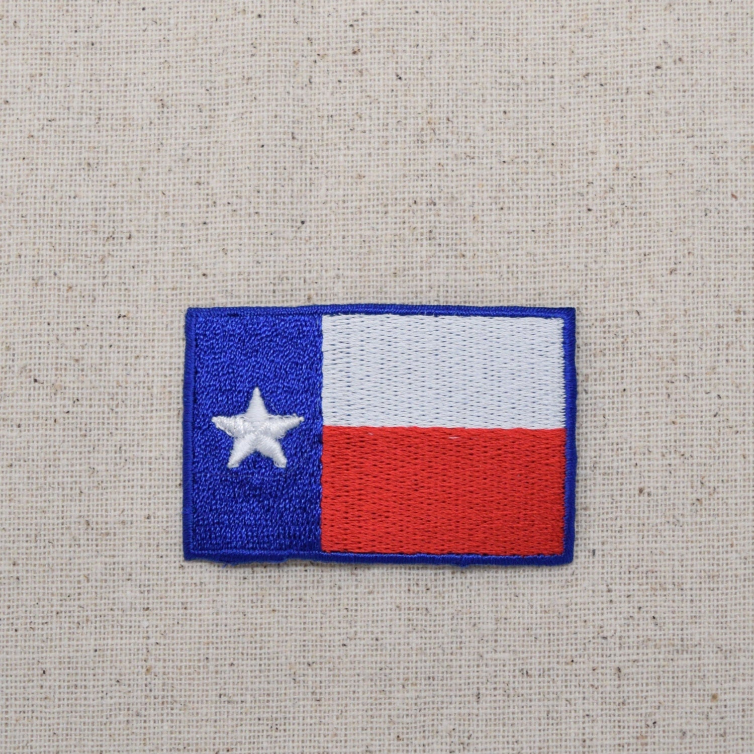 Texas State Flag - Lone Star State - Iron on Applique - Embroidered Pa – Peach Pie Patches